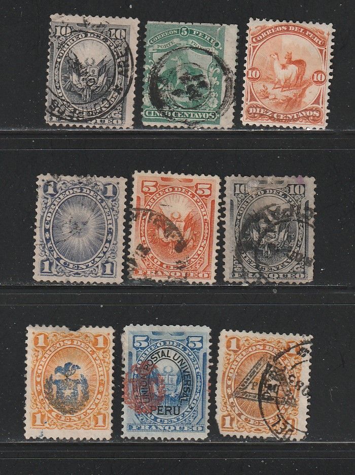 Peru Collection - 12 Scans, All the stamps are in the scans. | Central ...
