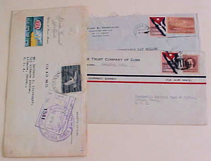 Cuba Seal of Flag X2 Tied 1950 Also Asta 1959 | Caribbean - Cuba, Stamp ...