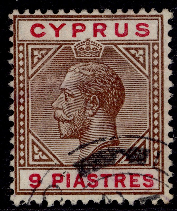 CYPRUS GV SG81, 9pi brown & carmine, FINE USED. Cat £32. | Europe ...