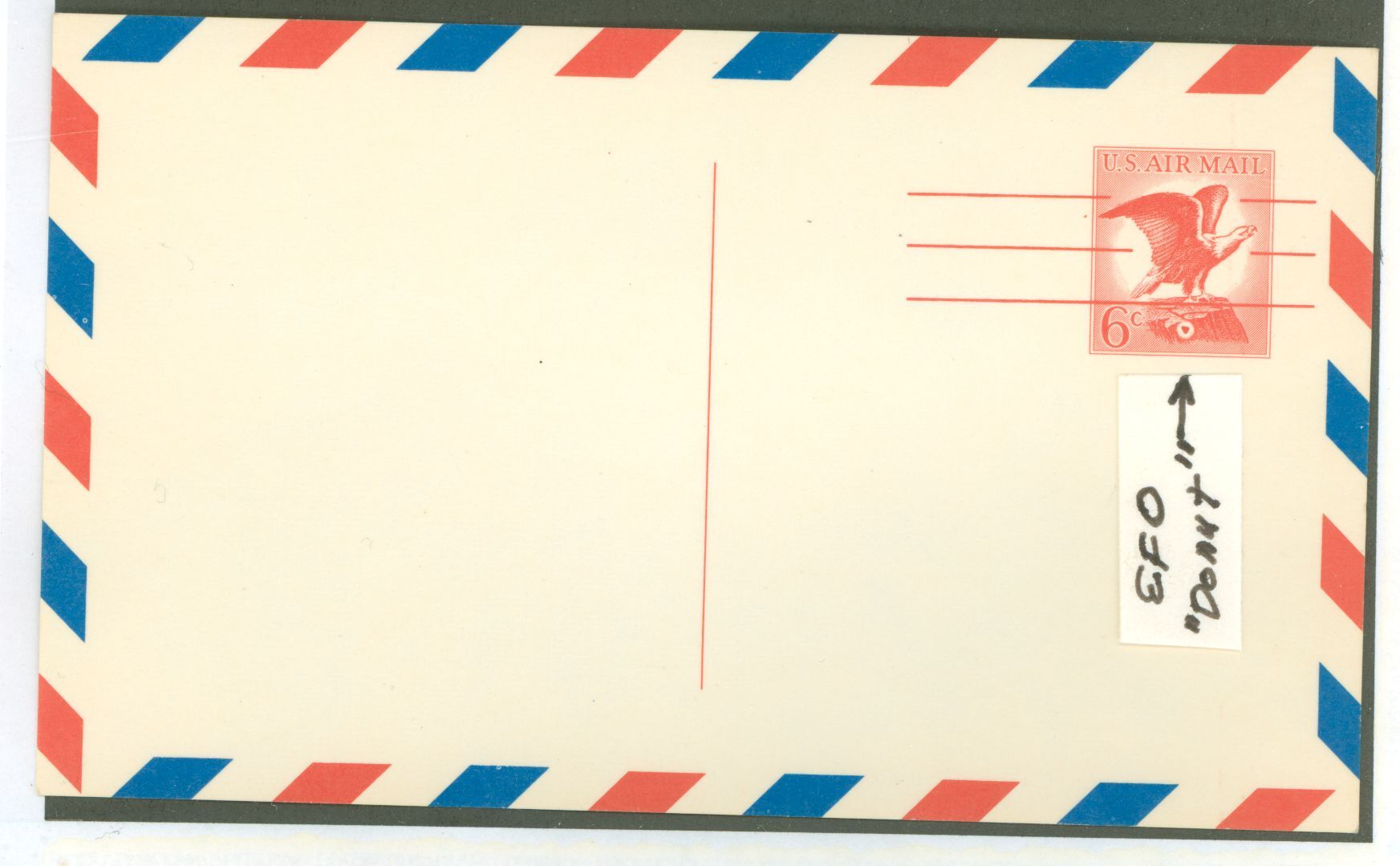 United States #UXC4 | United States, Postal Cards - Air Mail Stamp ...