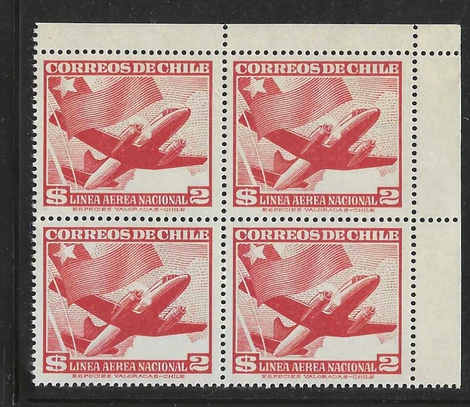 Chile SC # C139 MNH | Central & South America - Chile, Air Mail Stamp ...