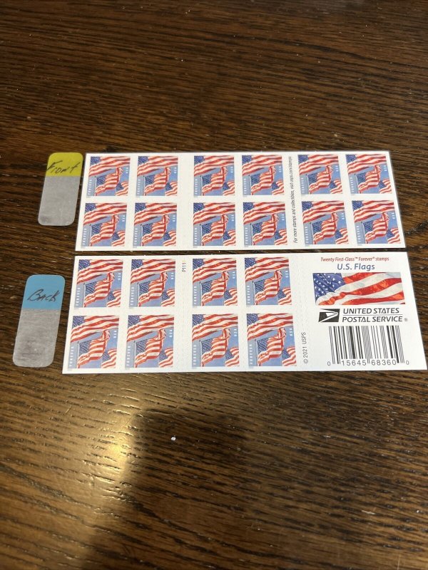 Scott # 5659 APU Flags Booklet Of 20 Stamps MNH-2022 -US- | United ...