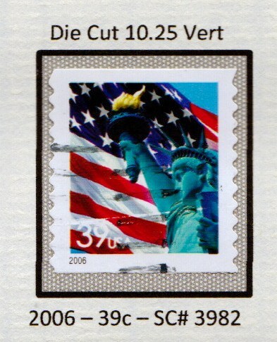 SC# 3982 - (39c) - Flag & Liberty, 10.25V, used single | United States ...