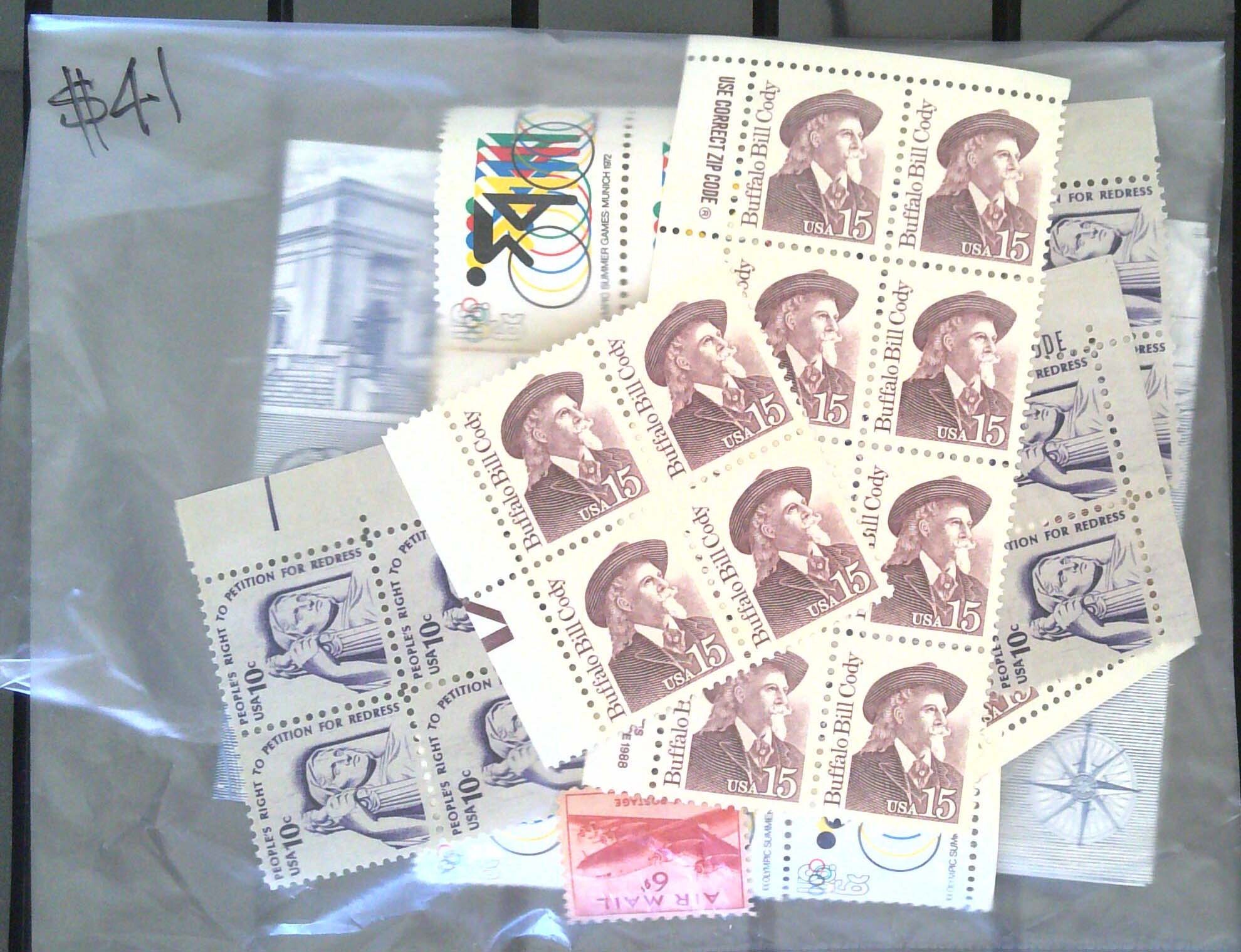 US Postage Lot - Face Value $41 | United States, General Issue Stamp ...
