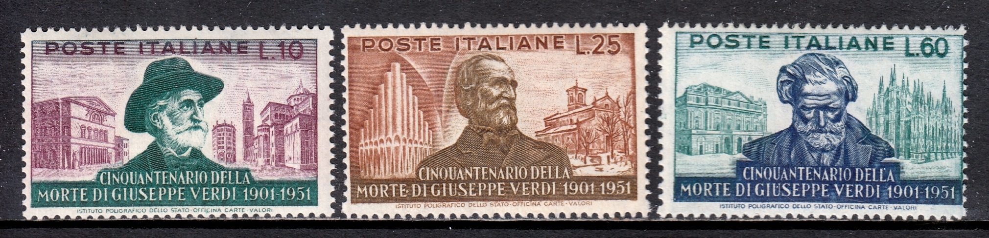 Italy - Scott #594-596 - MNH - See description - SCV $65 | Europe ...