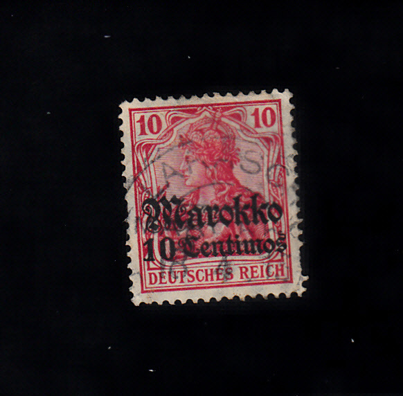 Germany (Offices in Morocco) Scott #47 Used | Europe - Germany ...