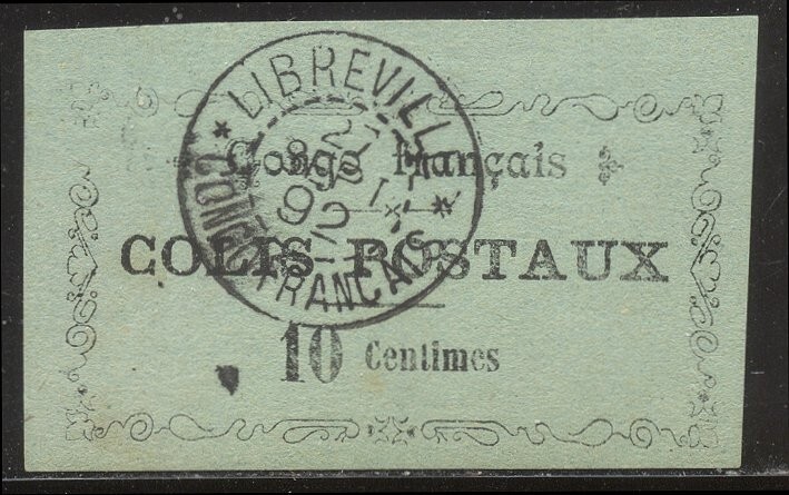 FRENCH CONGO Yvert #Q1 Used Signed - 1892 10c Parcel Post | Europe ...