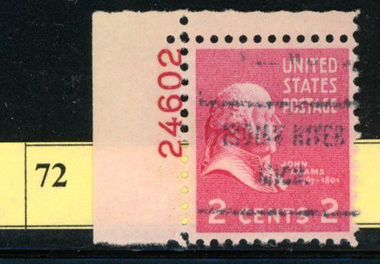 PKStamps - USA - 806 - Used - Precancel - Plate Number Single (#2-072 ...