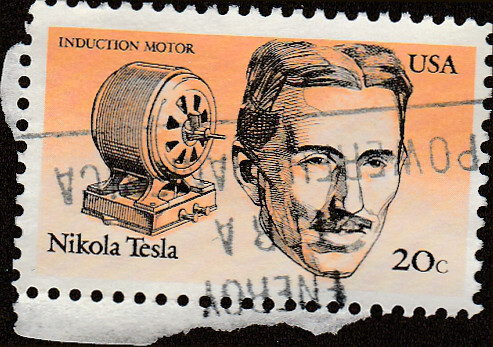 # 2057 Used Nikola Tesla | United States, General Issue Stamp / HipStamp