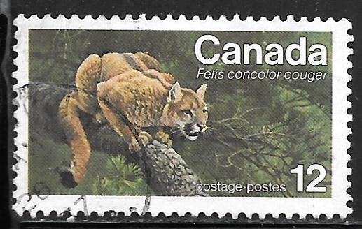 Canada 732: 12c Puma (Felis concolor couguar), used, VF | Canada ...