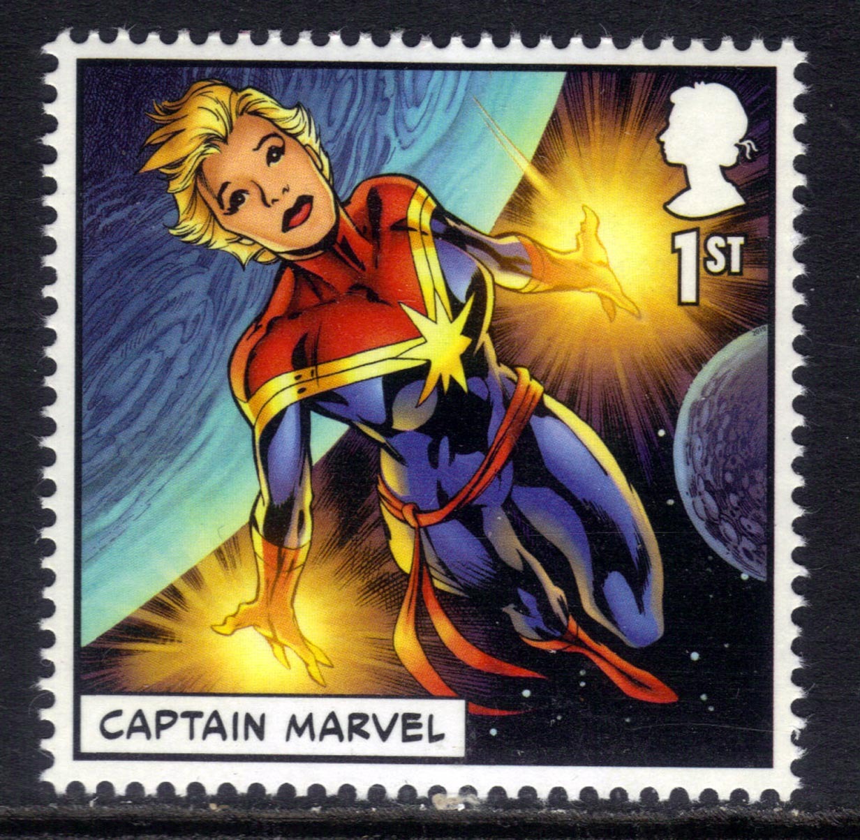 GB 2019 QE2 1st Marvel Comics ' Captain Marvel ' Umm SG 4183 ( B1105 ...