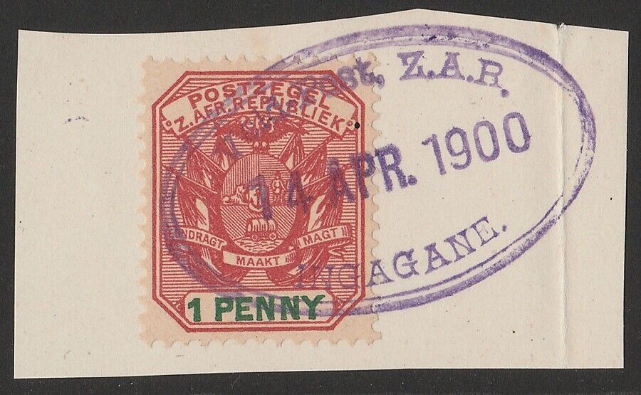 TRANSVAAL-BOER WAR 1899 Boer invasion of Natal Postmark Veld Post ...