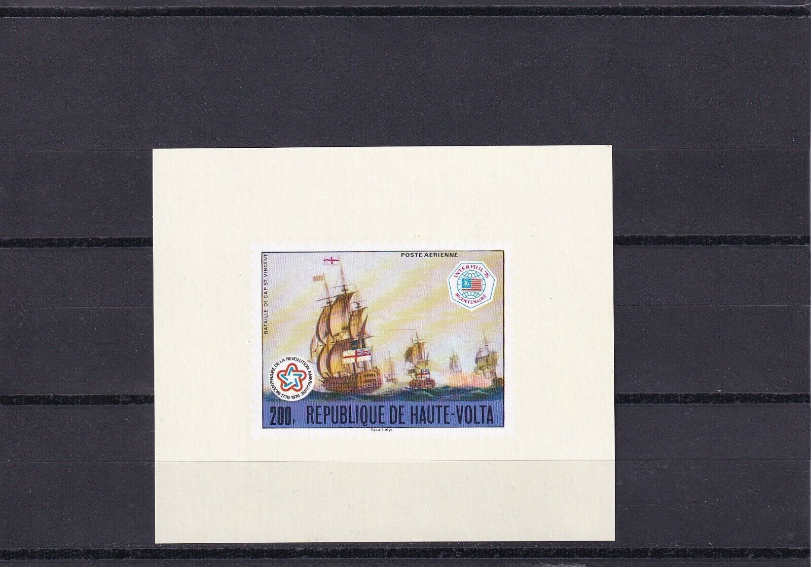 SA18c Upper Volta 1976 American Revolution Bicentenary mint minisheet ...