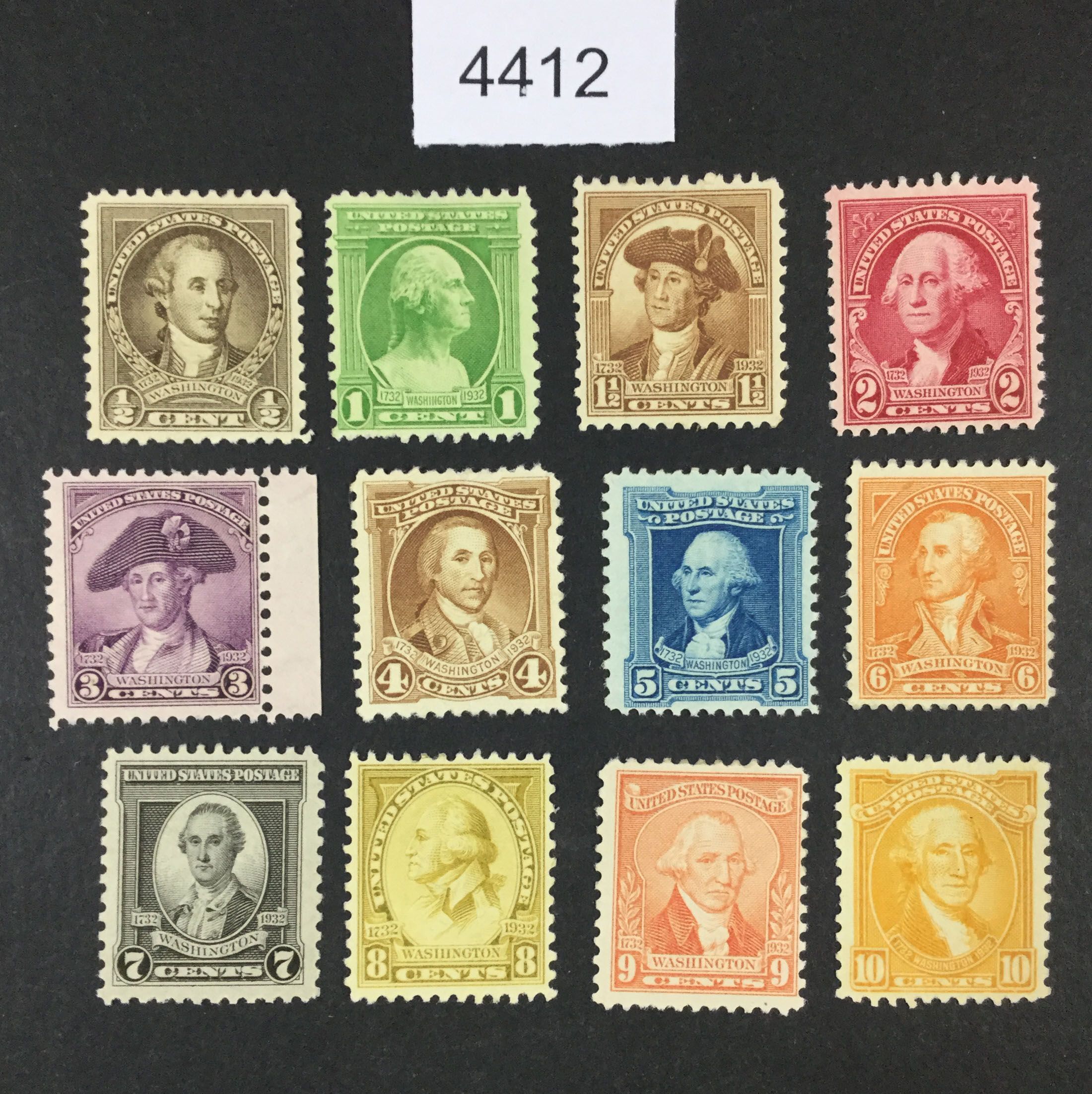 US Stamps #704-715 Mint OG H/1nh LOT #4412 | United States, General ...