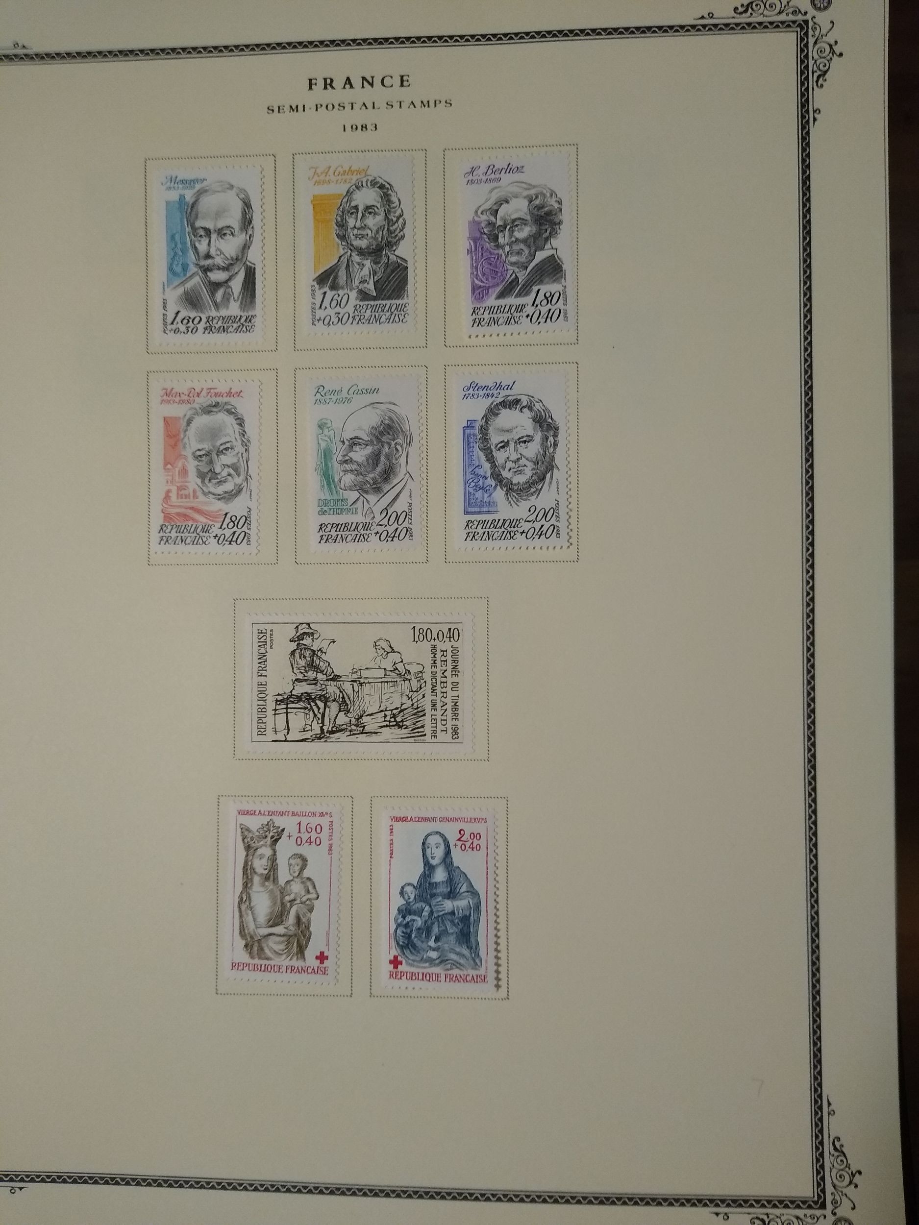 collection on pages France 1980-89 semipostals mint GJ: CV $73 | Europe ...