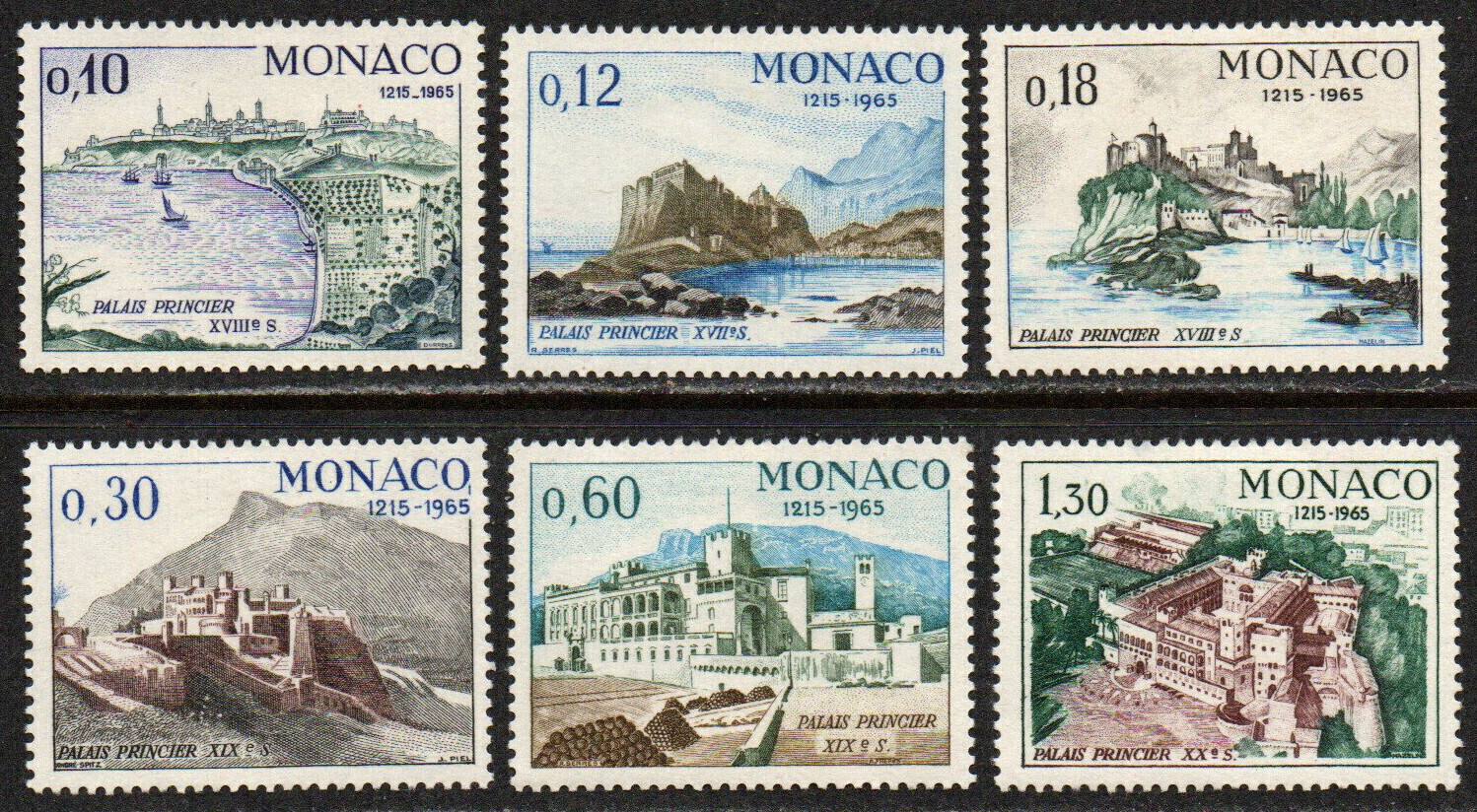 Monaco Sc #618-623 Mint Hinged | Europe - Monaco, General Issue Stamp ...