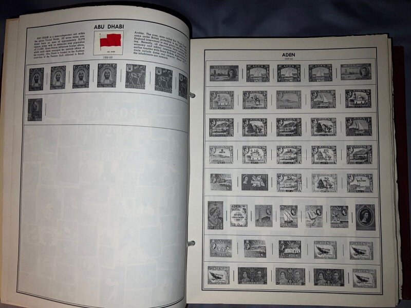 Harris STANDARD World Stamp Album in Classic 2-Volumes from 1968 ...