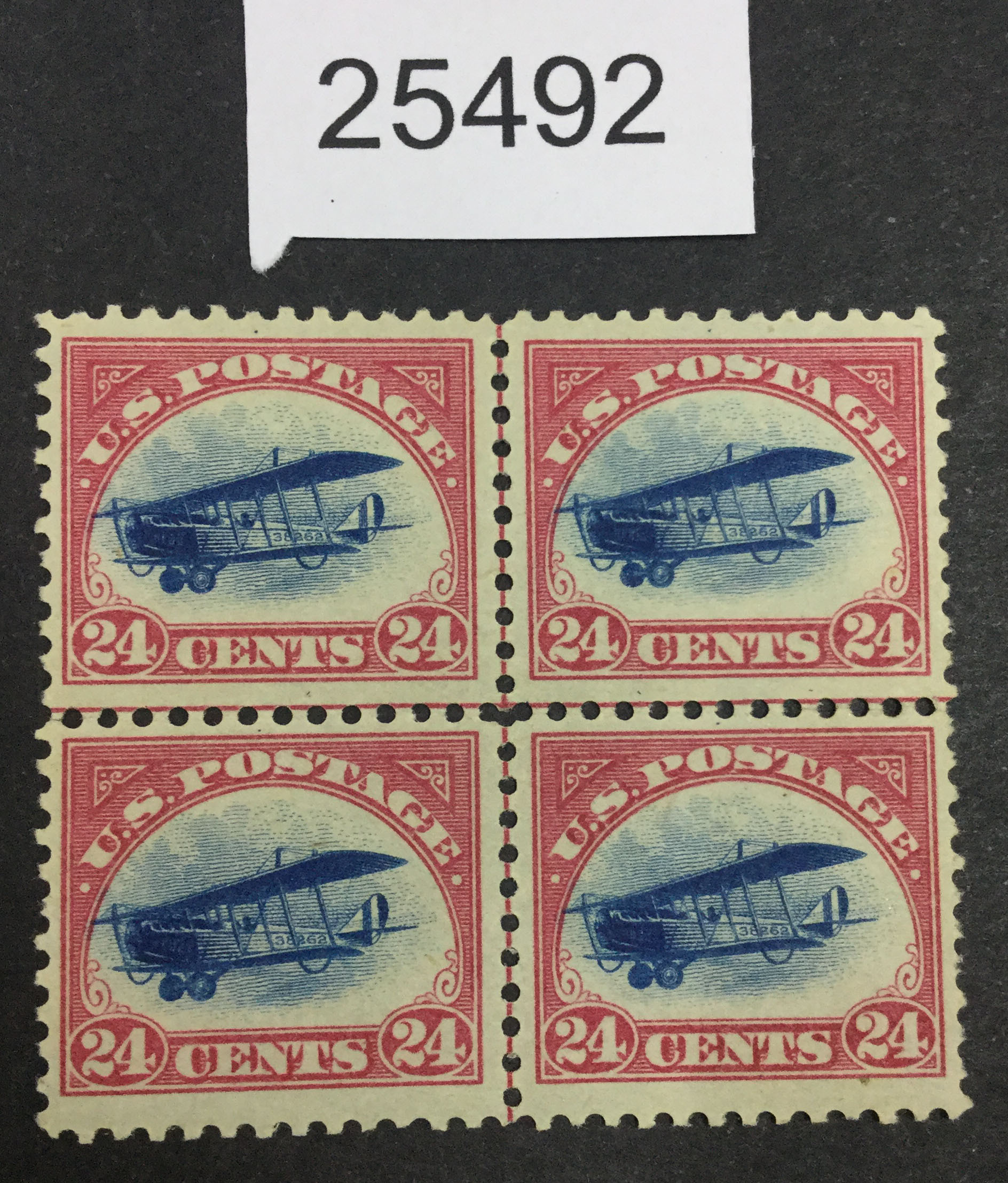 US Stamps #C3 Mint OG LH Center Line Block LOT #25492 | United States ...