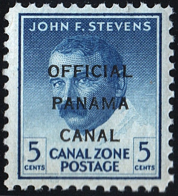 Canal Zone SC#O9 5¢ John F. Stevens Official Single (1947) MNH / HipStamp