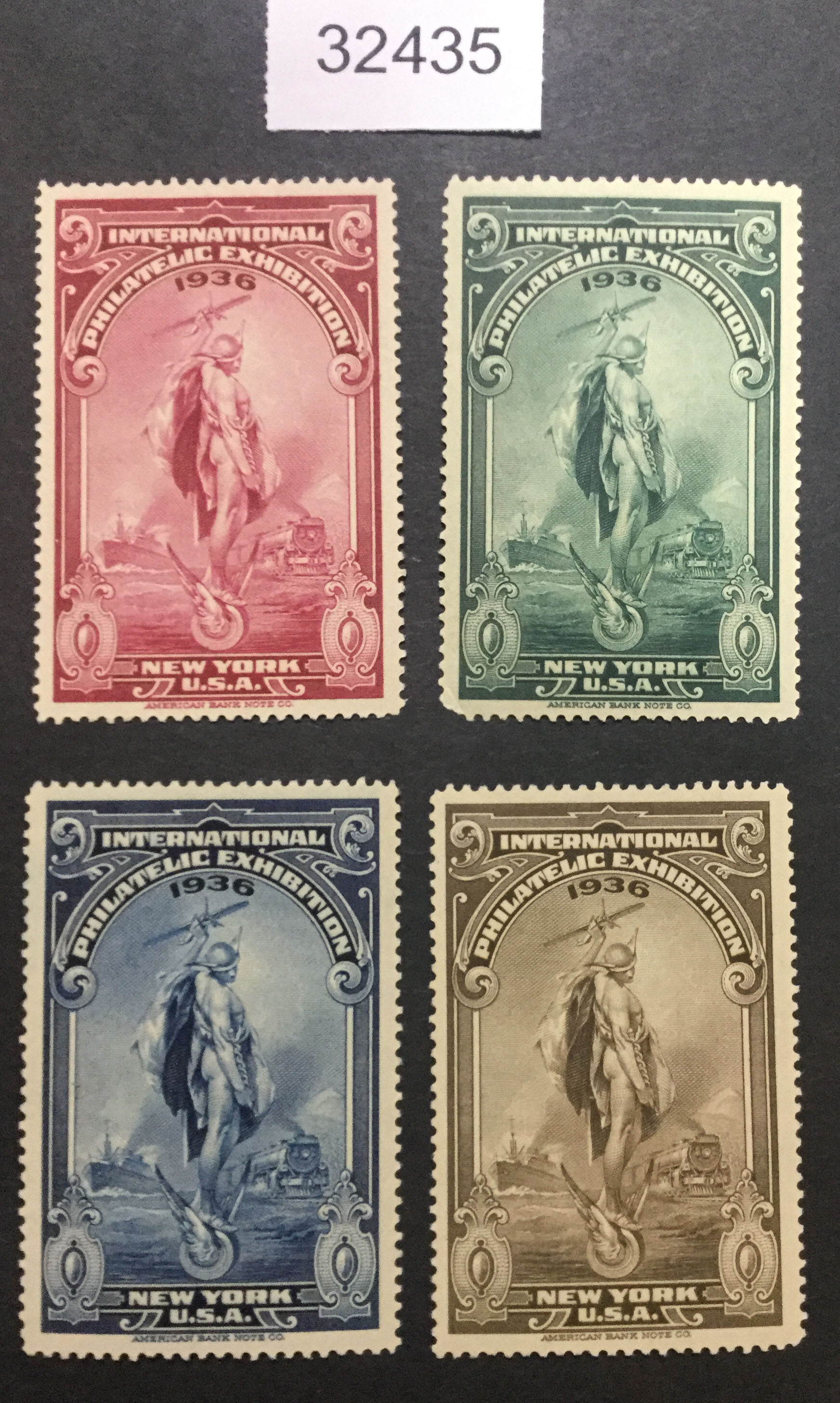 US Stamps 1936 Mint OG NH Newyork Philatelic Exhibition LOT #32435 ...