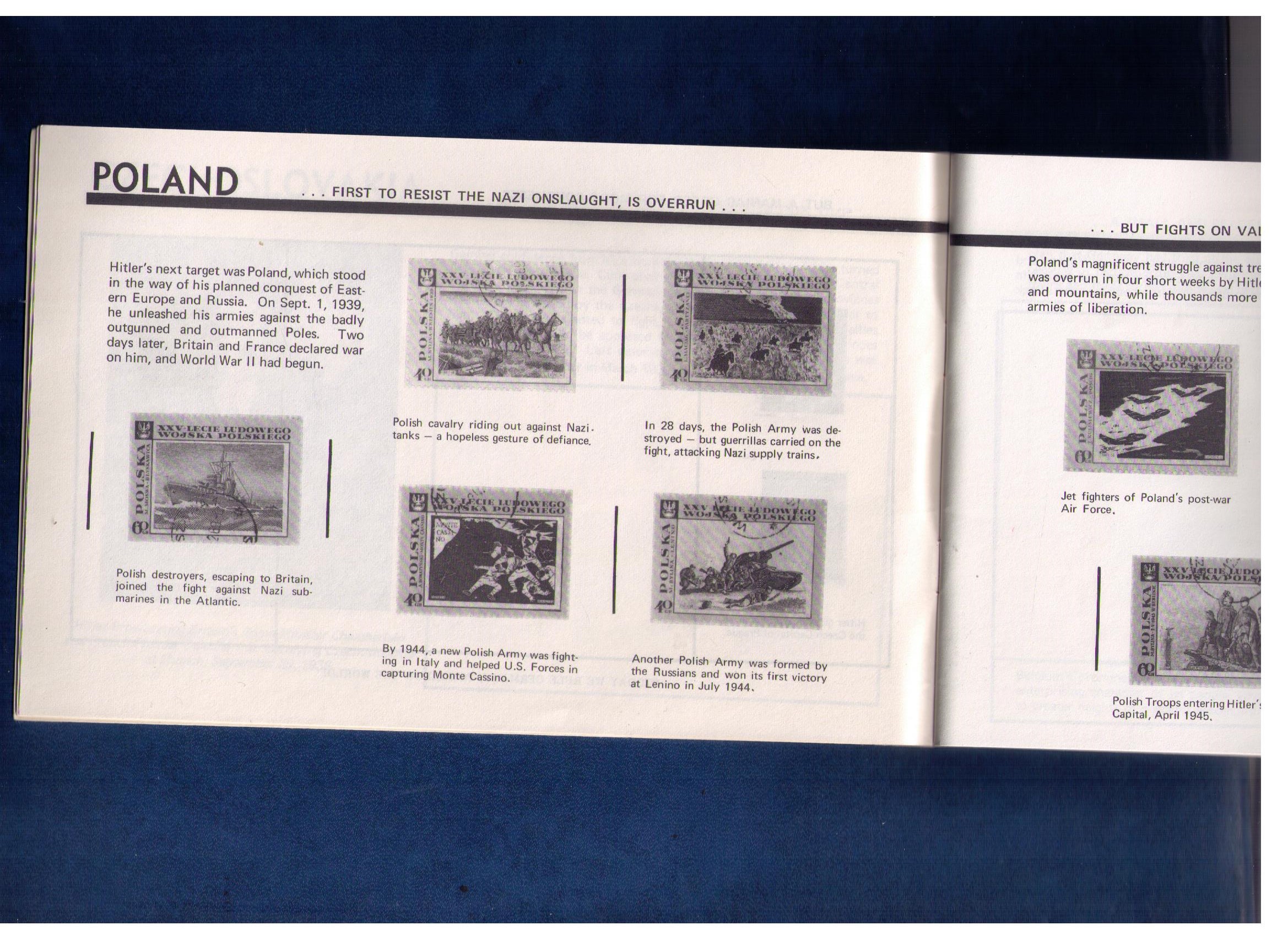 KENMORE STAMP CO.(1972) "THE RISE & FALL OF HITLER'S GERMANY" APPROX.55 ...