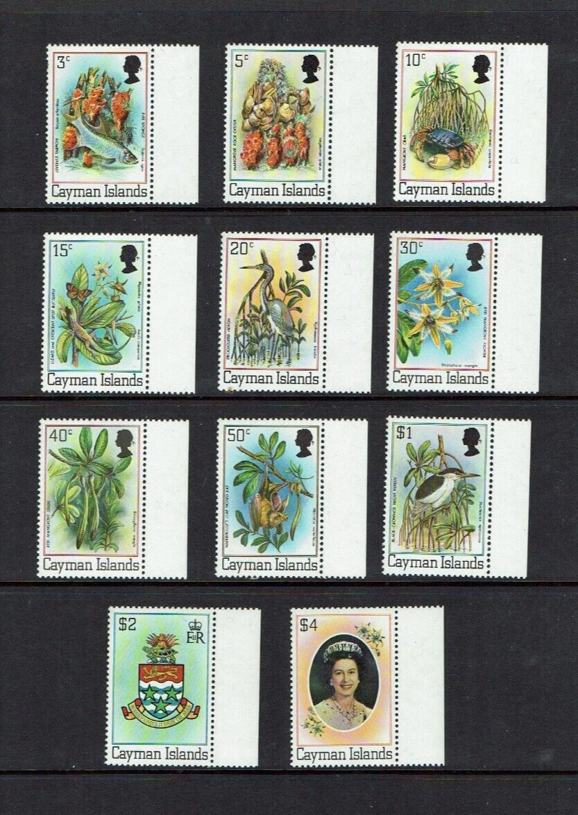 Cayman Islands: 1980, Plants , Trees and Birds, Definitive set, MNH ...