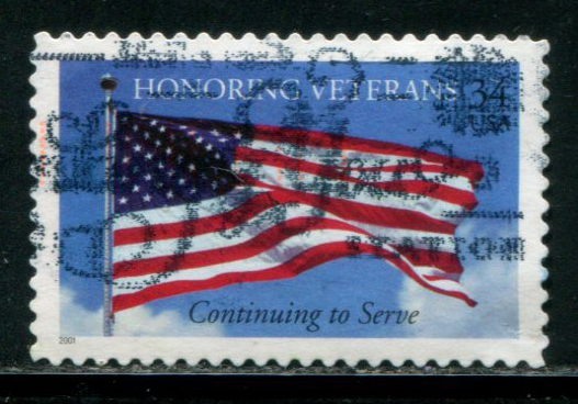 3508 US 34c Honoring Veterans SA, used | United States, General Issue ...