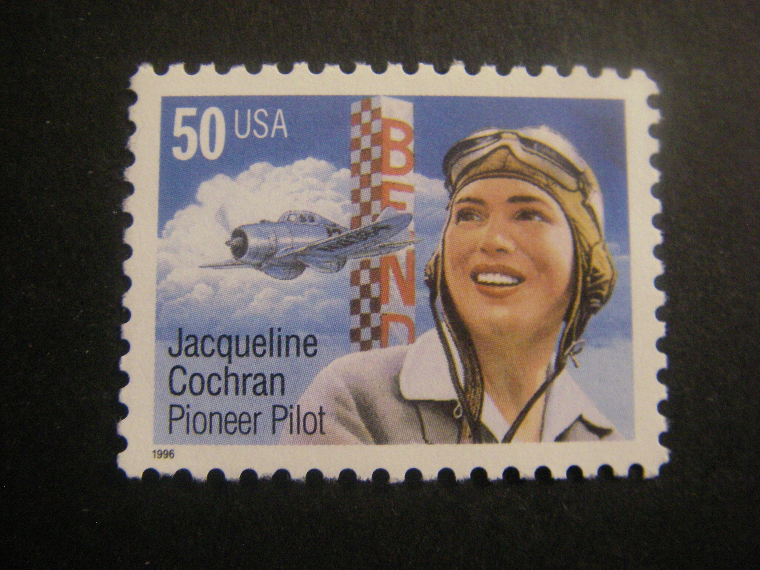 Scott 3066, 50c Jacqueline Cochran, MNH single, Post Office Fresh ...