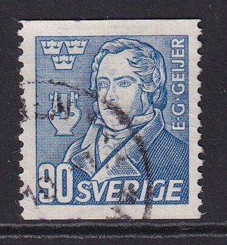 Sweden #384 used 1947 Geijer perf. 12 1/2 Vert. 90o | Europe - Sweden ...