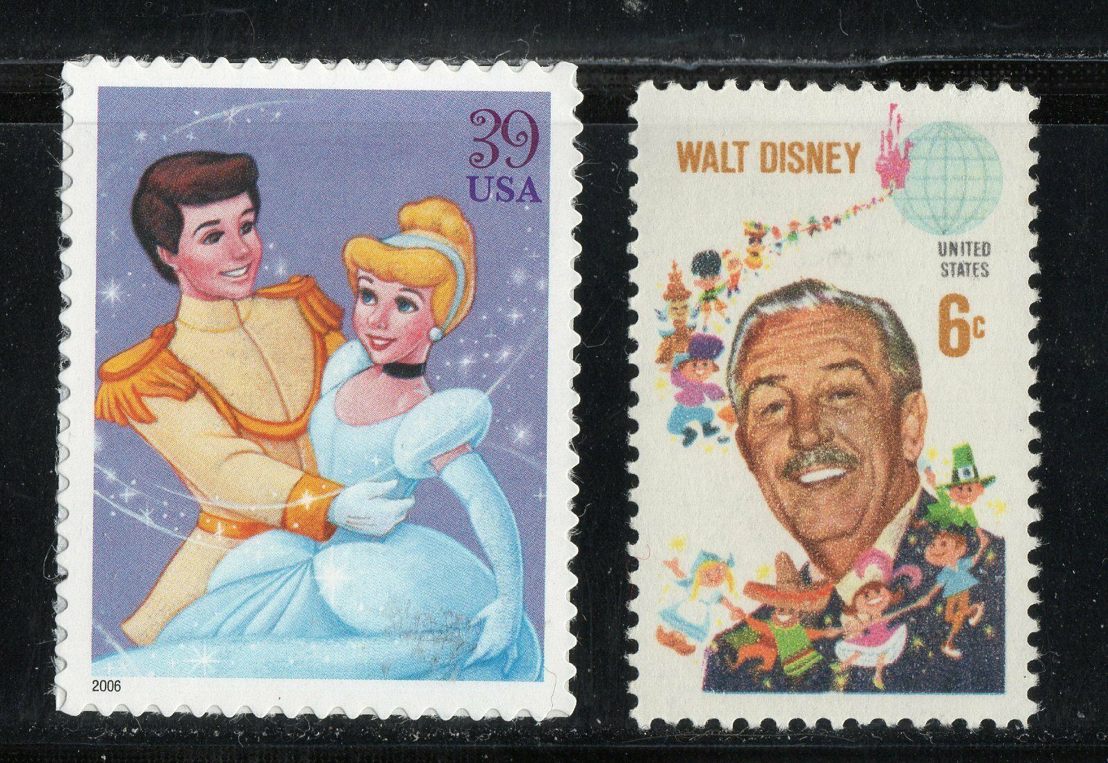 Cinderella, Prince Charming + Walt Disney * US Postage Stamp Mint ...