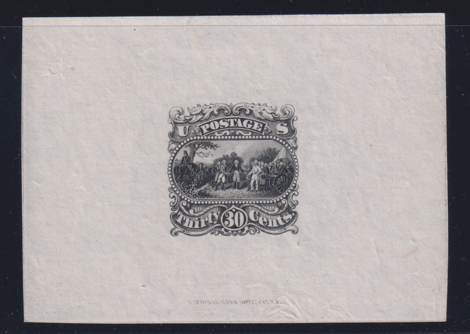 121E1a XF Scarce essay Black with nice color ! scv $ 800 ! see pic ...