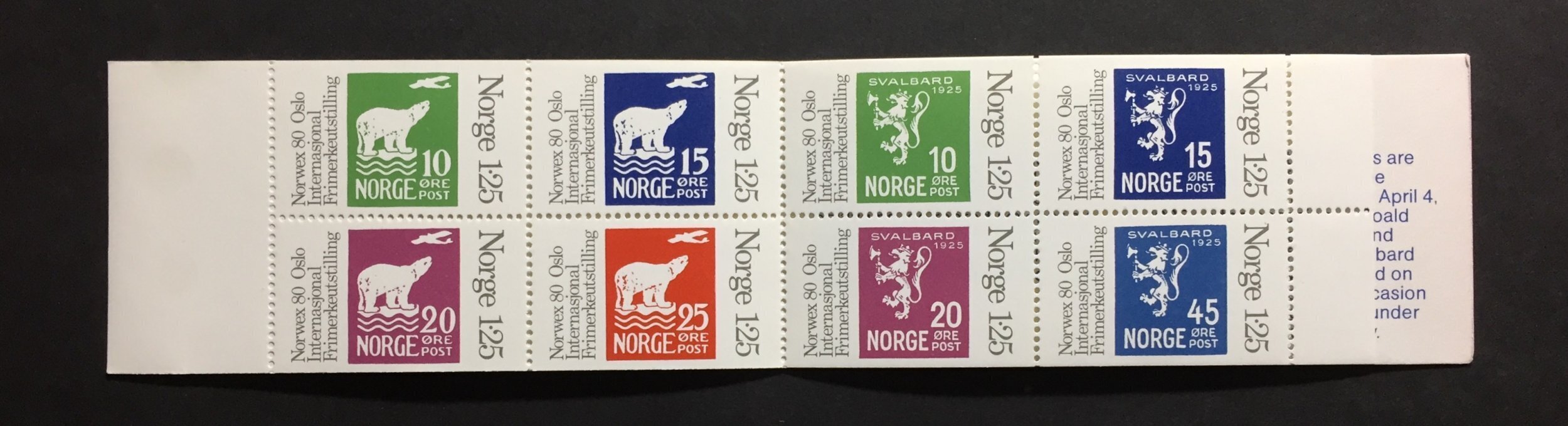 Norway 1978 #733 Booklet, Norwex '80, MNH. | Europe - Norway, General ...