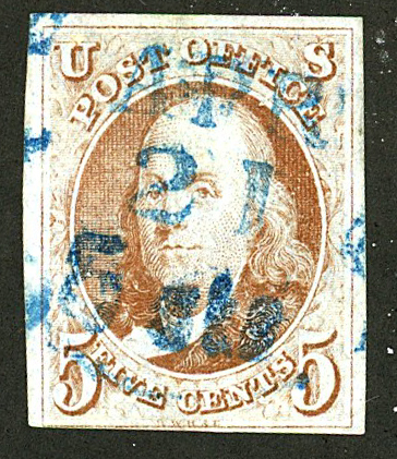 U.S. #1D Used With PF Cert SM Thin | United States, General Issue Stamp ...