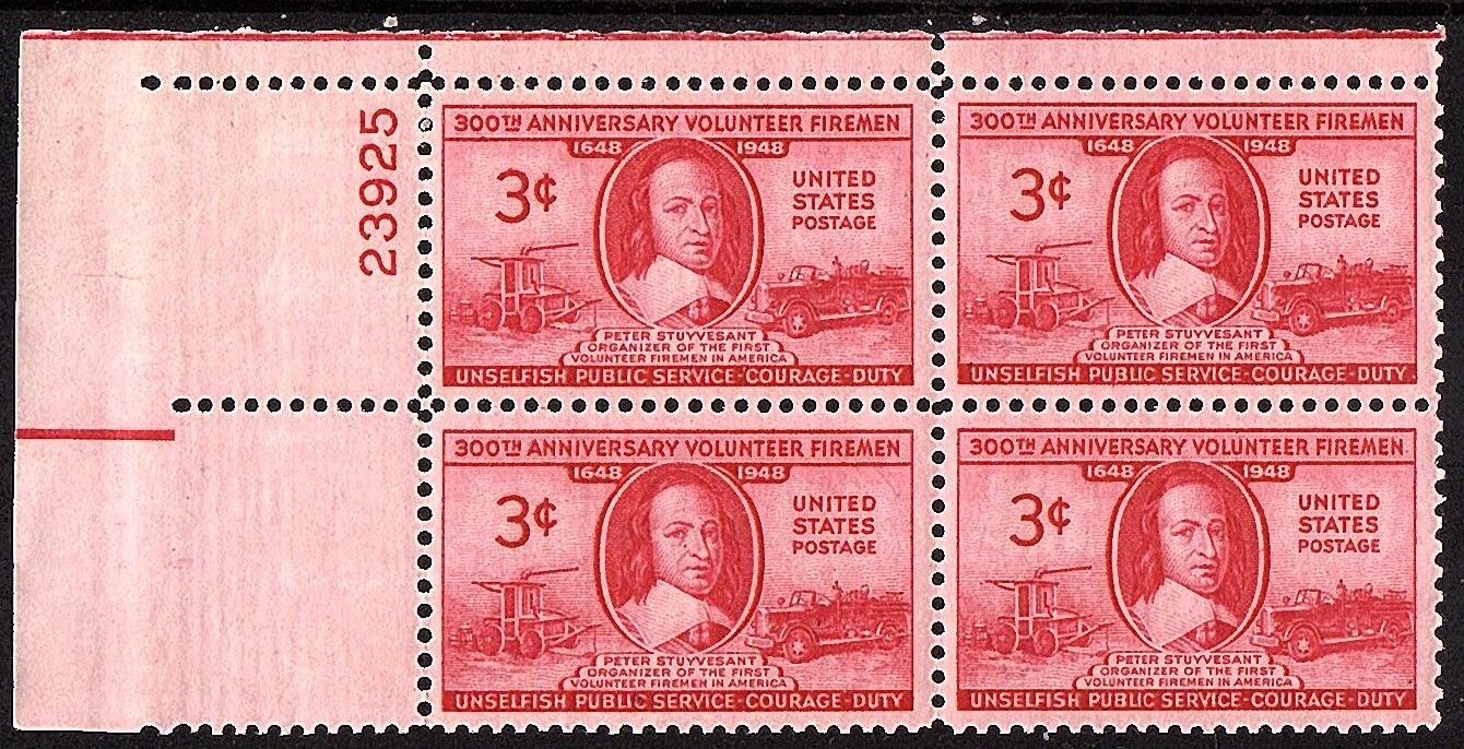 USA 1948 Scott 971 mnh Plate Block of 4 fvf | United States, General ...