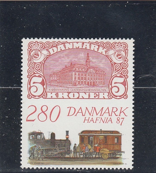 Denmark Scott# 843 MNH (1987 Hafnia '87) | Europe - Denmark, General ...