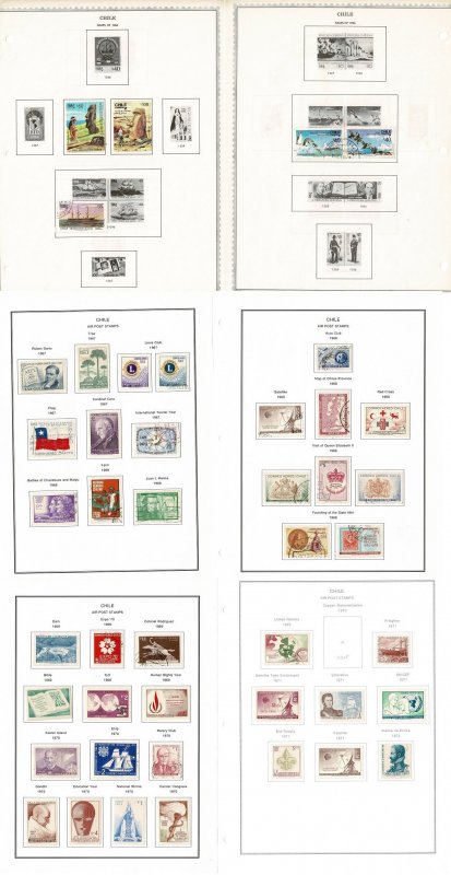 Chile collection hundreds from 1967-1987 | Central & South America ...