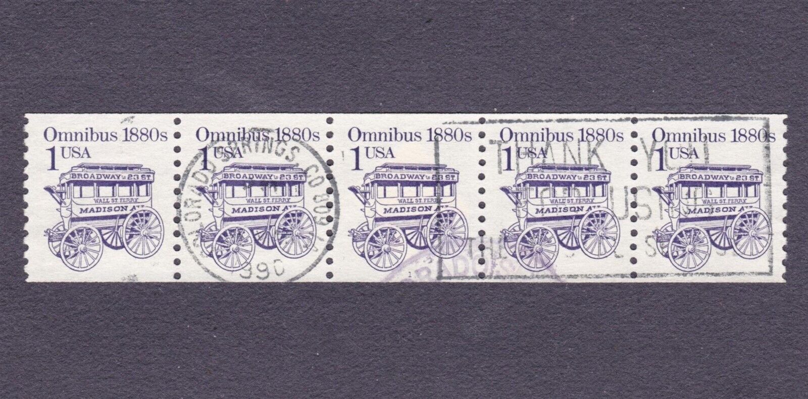 Used PNC5 1c Omnibus 1 BT US 2225 MNH SON 1990 | United States, General ...