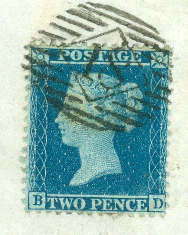 SG 35 2d blue plate 6 tied to clean entire wrapper by a crisp London ...