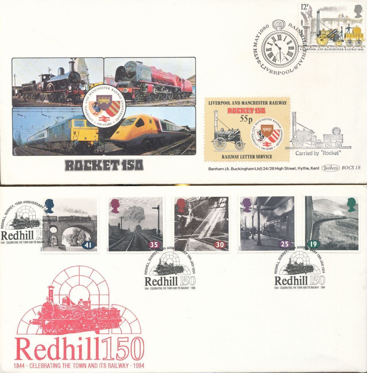 GB Trains Locomotives Covers x 12 + Railway Labels CP634 | Great ...