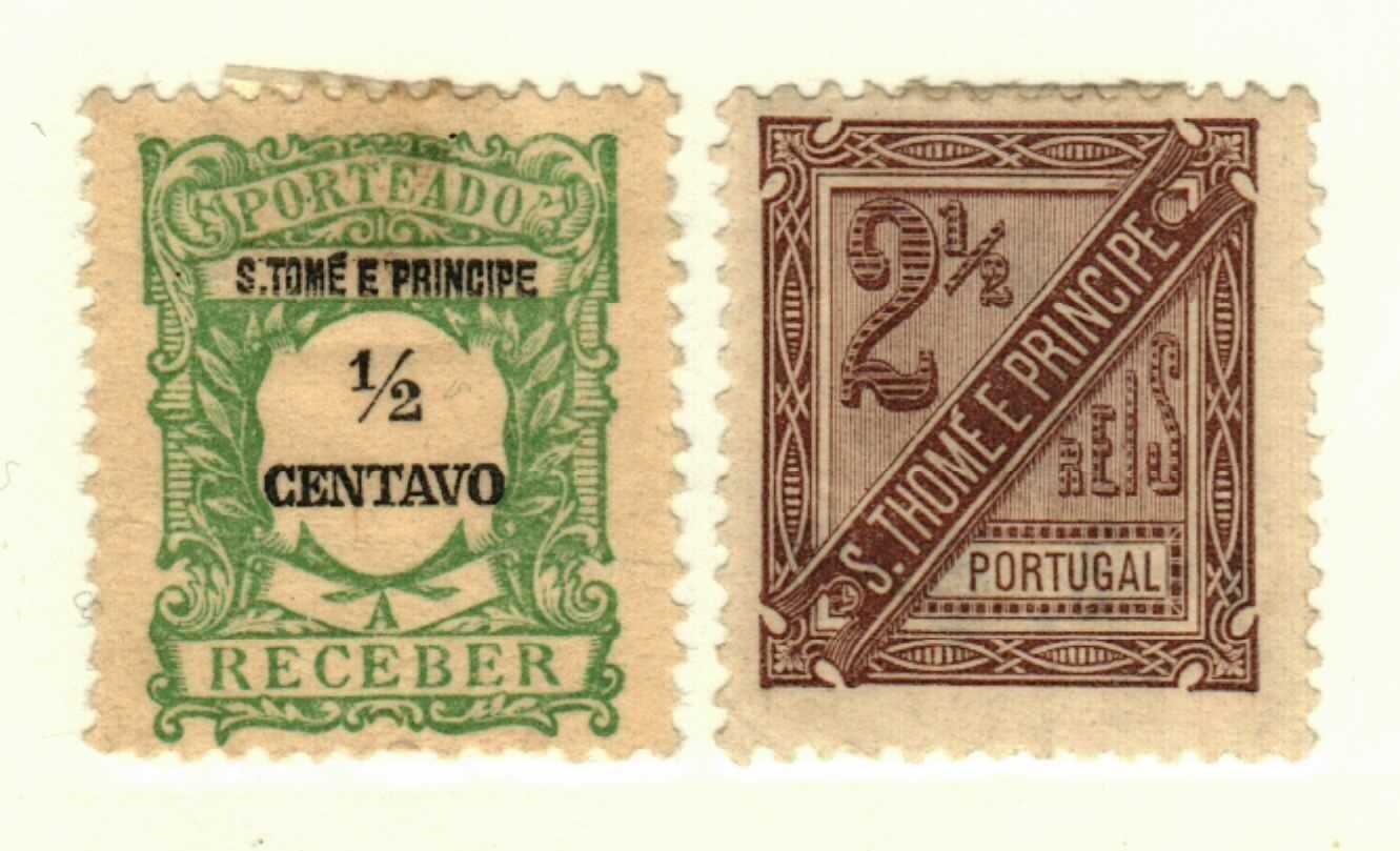 St Thomas & Prince Islands #J42, P12 MH | Caribbean - St. Thomas and ...