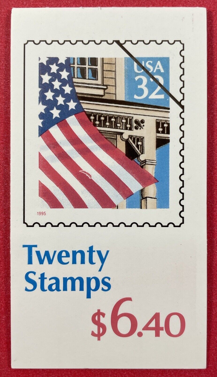 BK226 FLAG OVER PORCH (2916a) Booklet of 20 US 32¢ Stamps MNH 1995 ...
