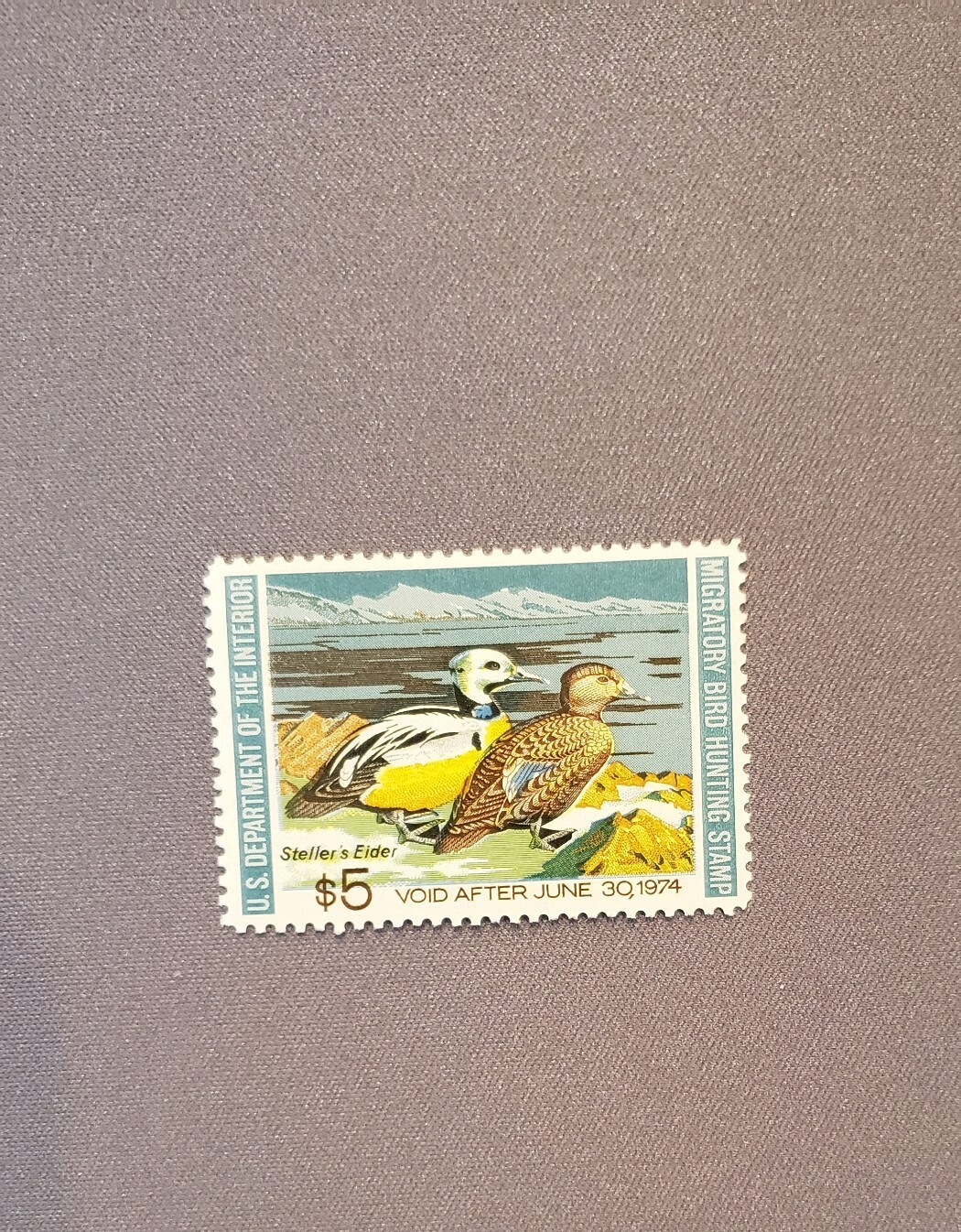 RW40, Steller's Eiders, Mint OGNH, CV $30.00 | United States, Duck ...