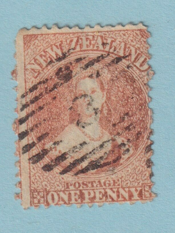New Zealand 16a Used - Perf 13 1863 WMK Large Star - Short Perf - Rare ...