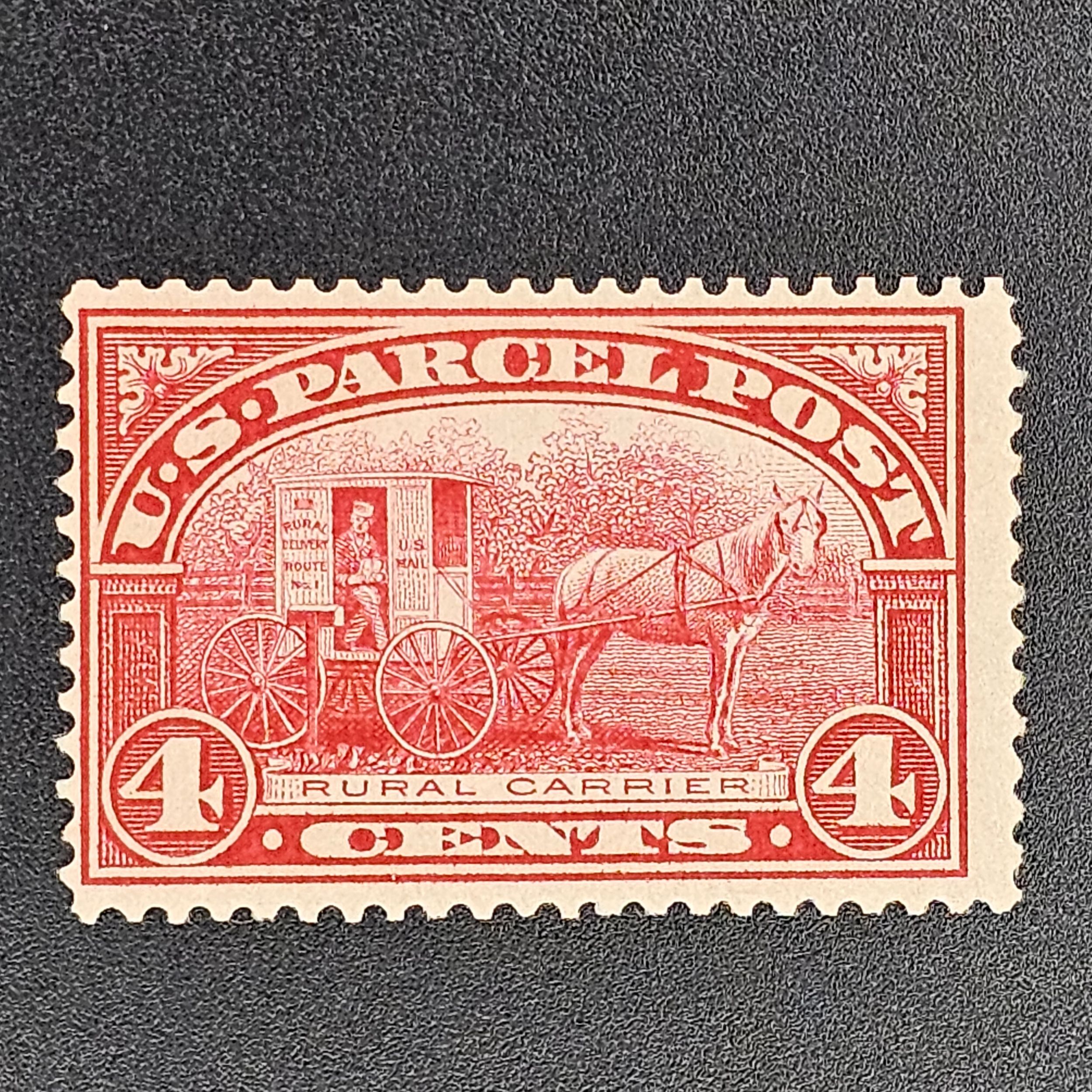 Q4 Mint OG-NH | United States, Parcel Post Stamp / HipStamp