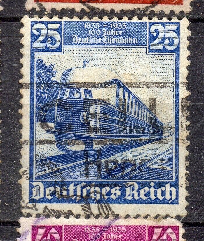 Germany 1935 Railway Centenary Early Issue Fine Used 25pf. NW-104965 ...
