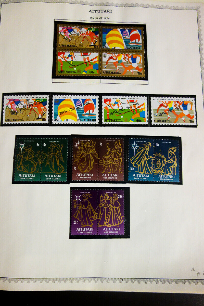 Aitutaki Mostly Mint Stamp Collection 1903-88 / HipStamp