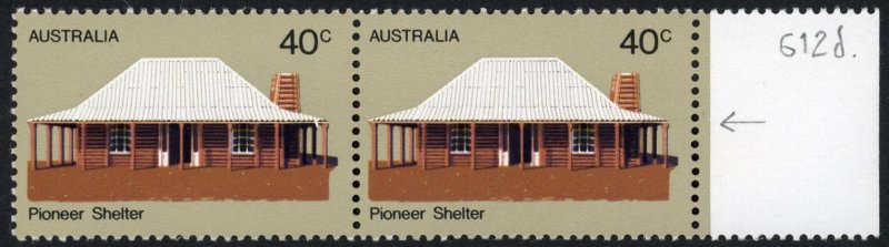 Australia BW612d Broken Veranda beam at right end U/M | Australia ...