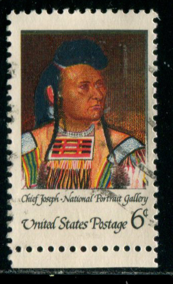 1364 US 6c Chief Joseph, used | United States, General Issue Stamp ...