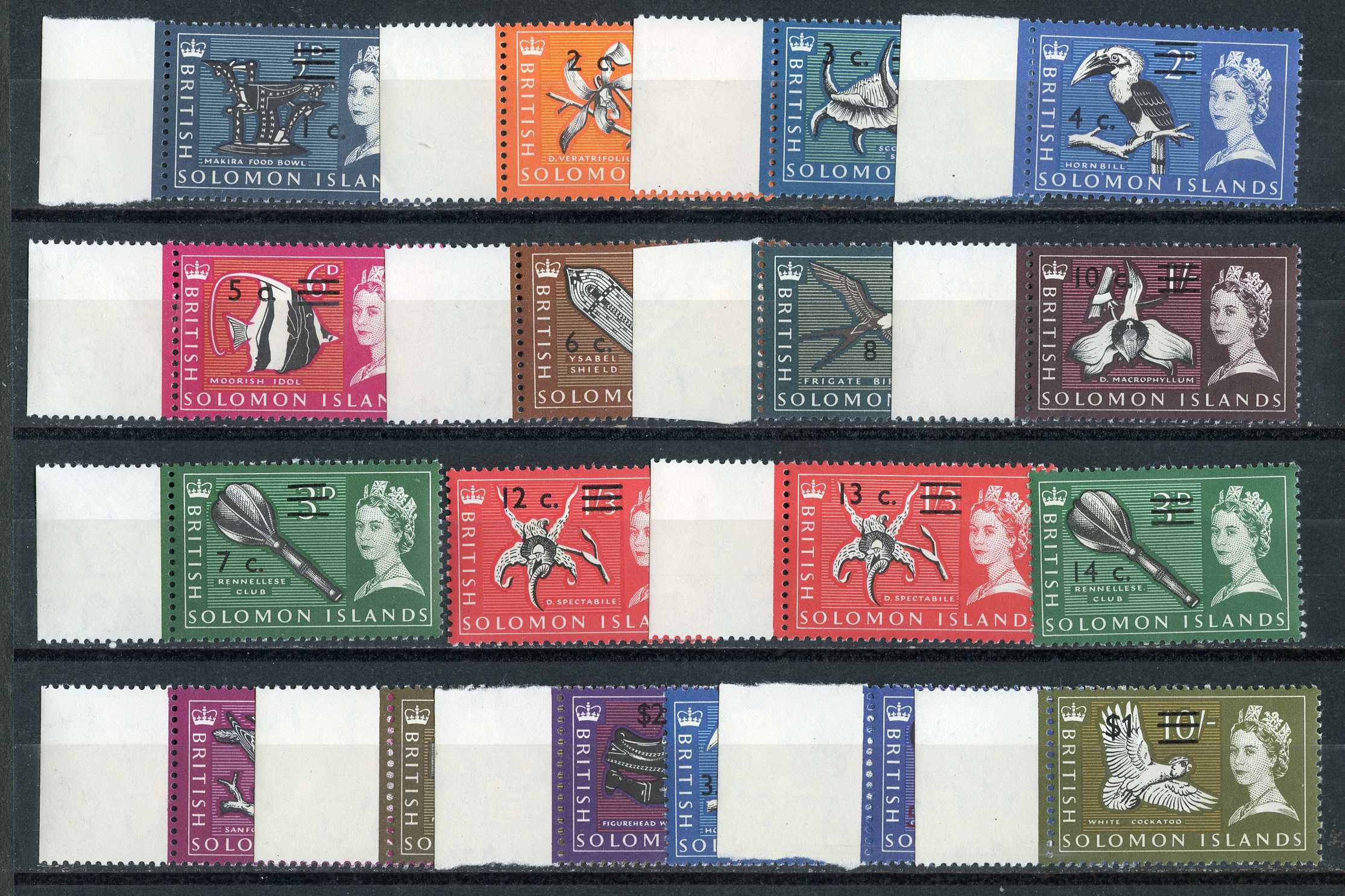 Br. Solomon Islands 1966 #149/66 mnh cv. $18.40 ( bcxx10398 ...