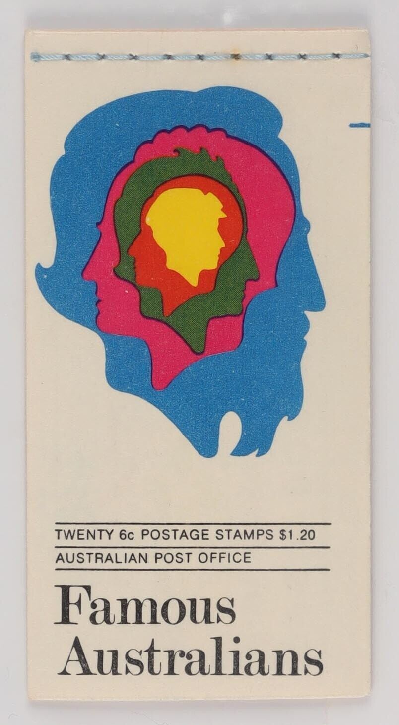 AUSTRALIA 1970 Famous Australians $1.20 booklet no edition number. MNH ...
